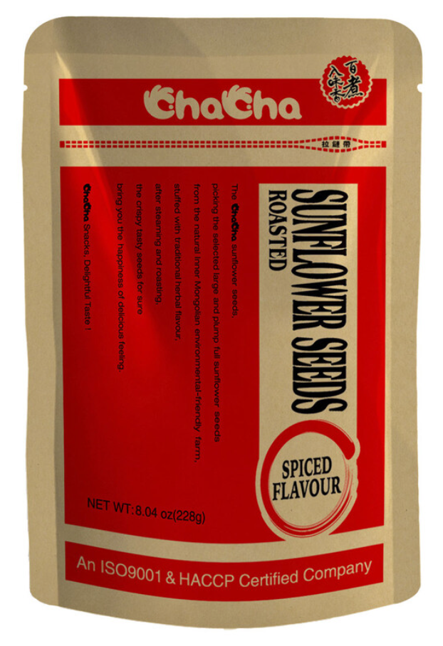 Cha Cha Roasted Sunflower Seeds Spiced Flavour 228g – Seasia Foods