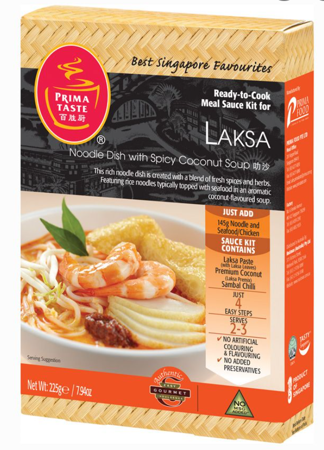 Prima Taste Laksa 225g – Seasia Foods