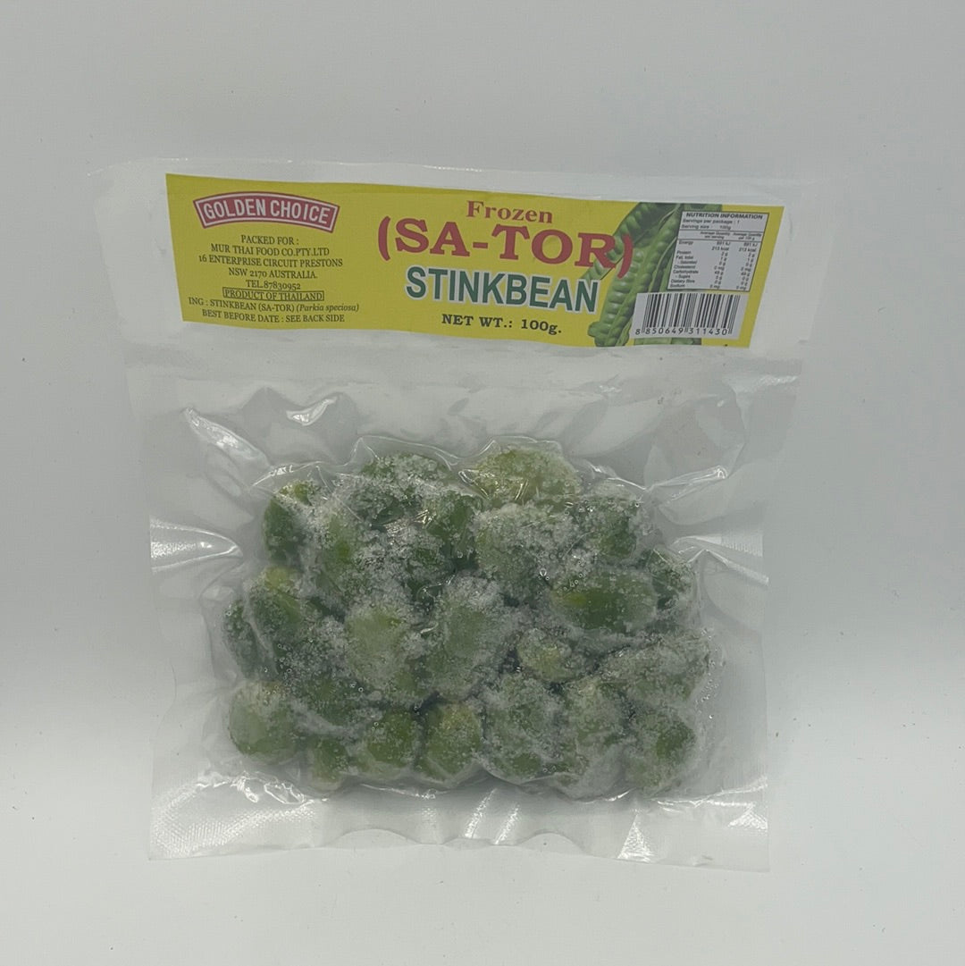 Golden Choice Frozen Sa-tor (Stink Bean) 100g – Seasia Foods