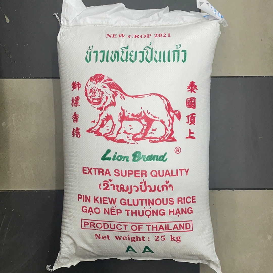 Lion Brand Glutinous Rice 25kg – Seasia Foods