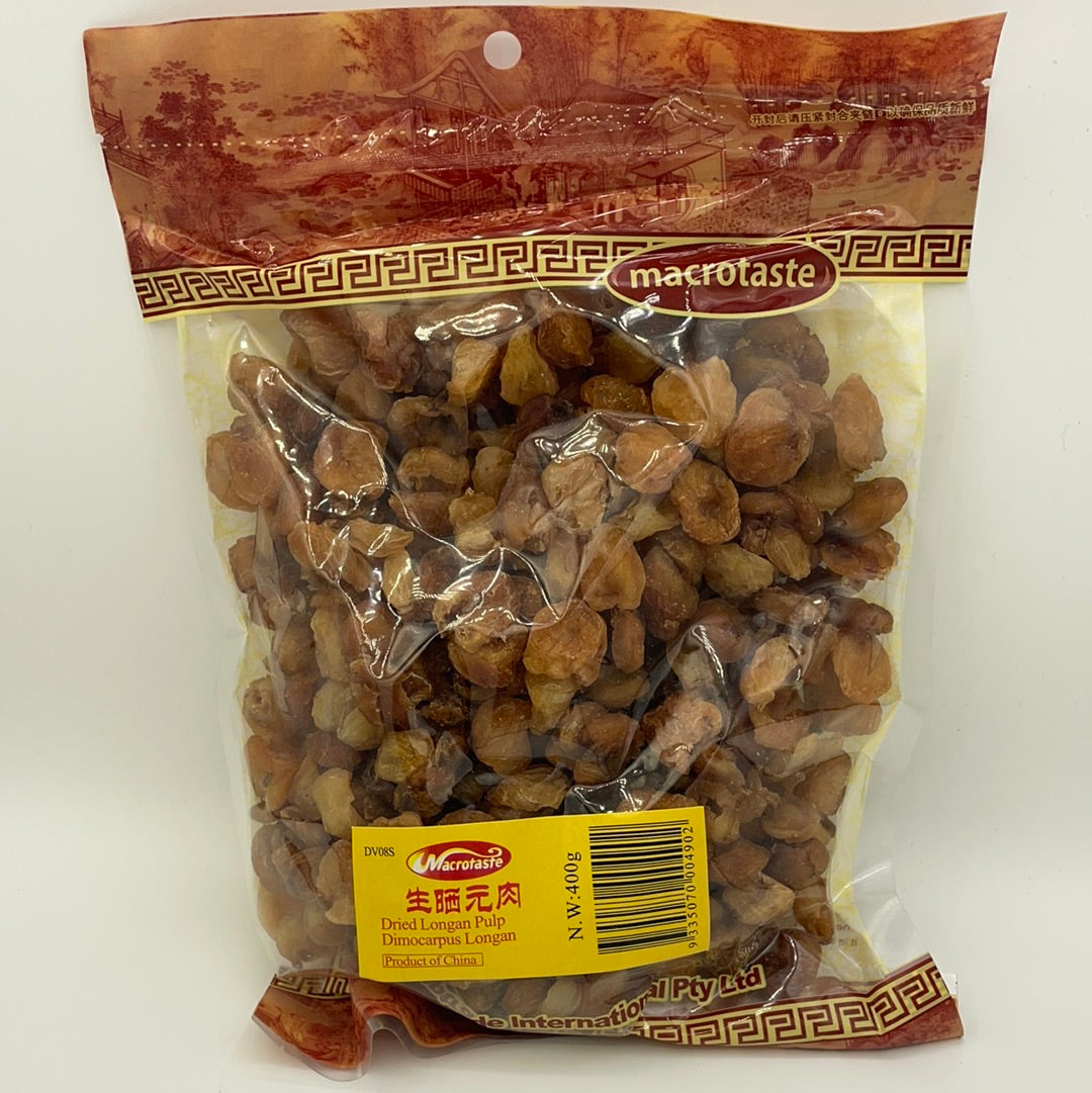 Macrotaste Dried Longan Pulp 400g – Seasia Foods