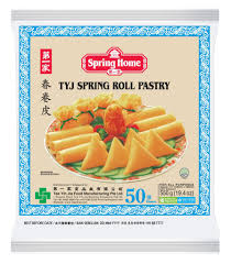 TYJ Spring Home Spring Roll Pastry 7.5” 50 sheets, 550g – Seasia Foods